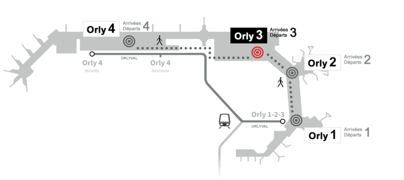 Orly Terminal 3 - AEROPORT ORLY (Paris Orly)