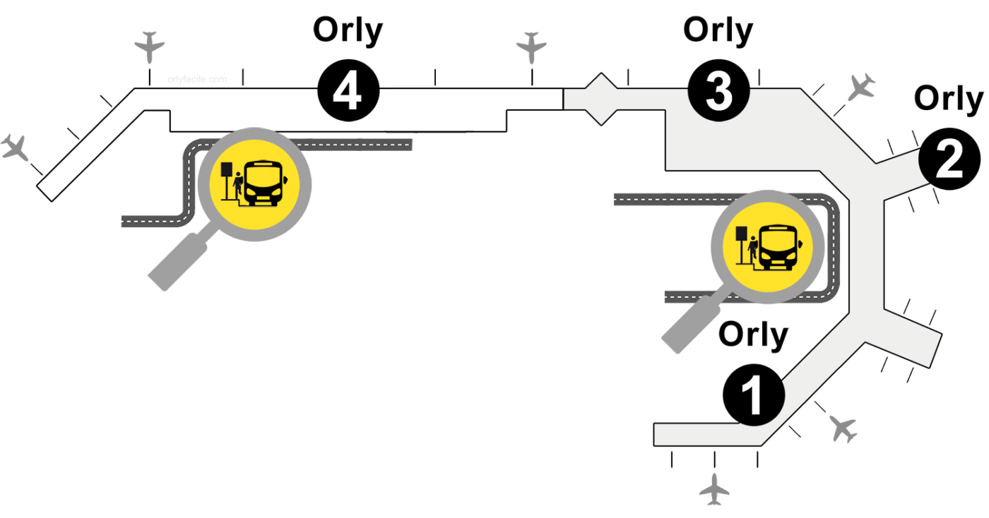 Bus Orly Airport to Paris (ORLYBUS) - AEROPORT ORLY (Paris Orly)